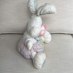 Puffalumps | Holiday | Vintage Puffalump Nylon Stuff Easter Bunny Rabit ...